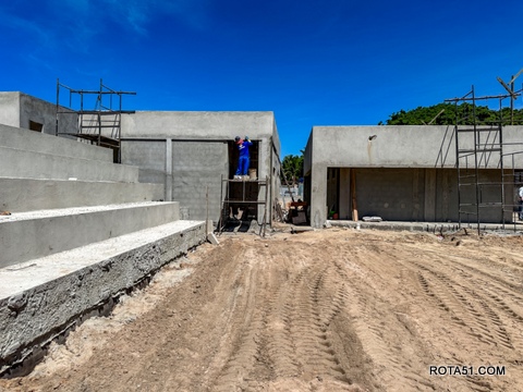 Obras do Complexo de Lazer Mamagaya seguem em ritmo acelerado