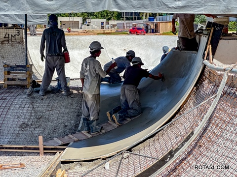 Obras do Complexo de Lazer Mamagaya seguem em ritmo acelerado