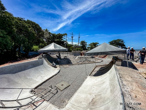 Obras do Complexo de Lazer Mamagaya seguem em ritmo acelerado